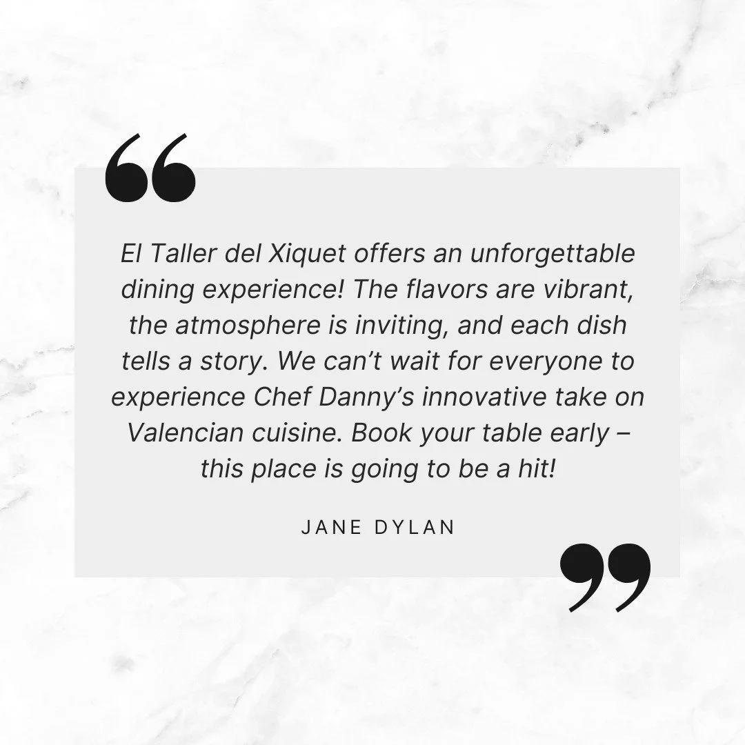 El Taller del Xiquet | Modern Spanish Cuisine by Chef Danny Lledó