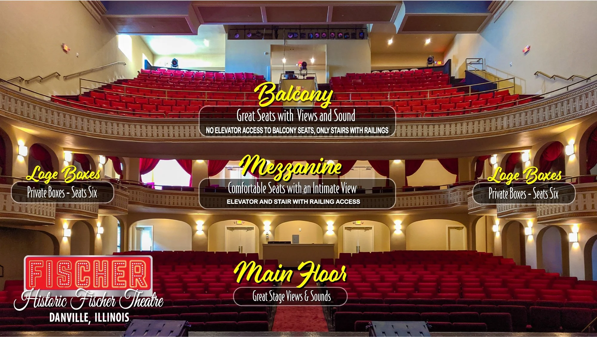 Plan Your Visit | Book Your Tickets Today — Fischer Theatre