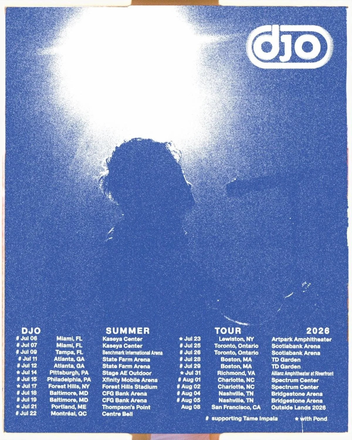 DJO announces summer headline Tour with Pond Alongside Sold-Out Run ...
