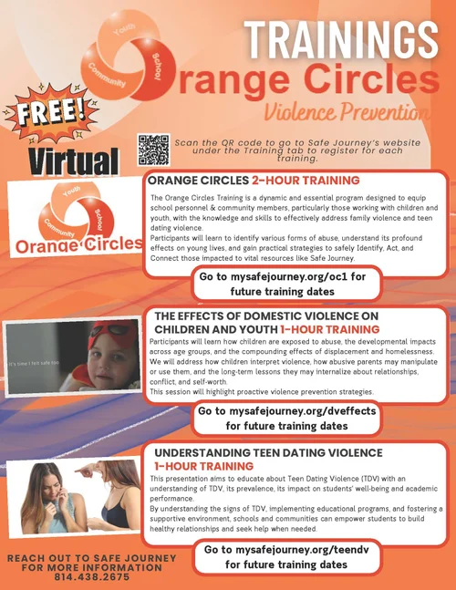 About Orange Circles Trainings Series — My Safe Journey