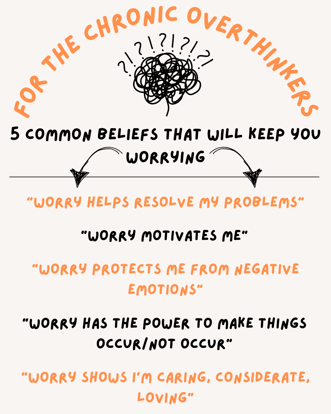 POSITIVE BELIEFS ABOUT THE ACT OF WORRYING — Lewis Rogers CBT