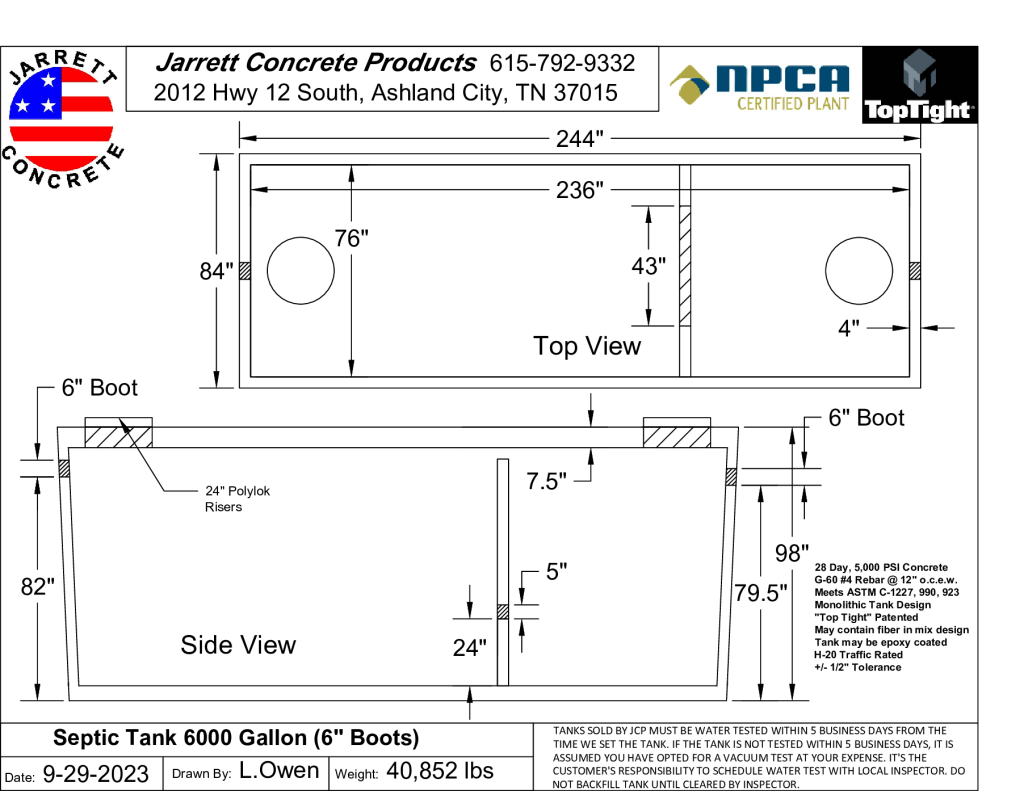 Septic Tanks Specifications | Explore Quality Septic Tanks Today ...
