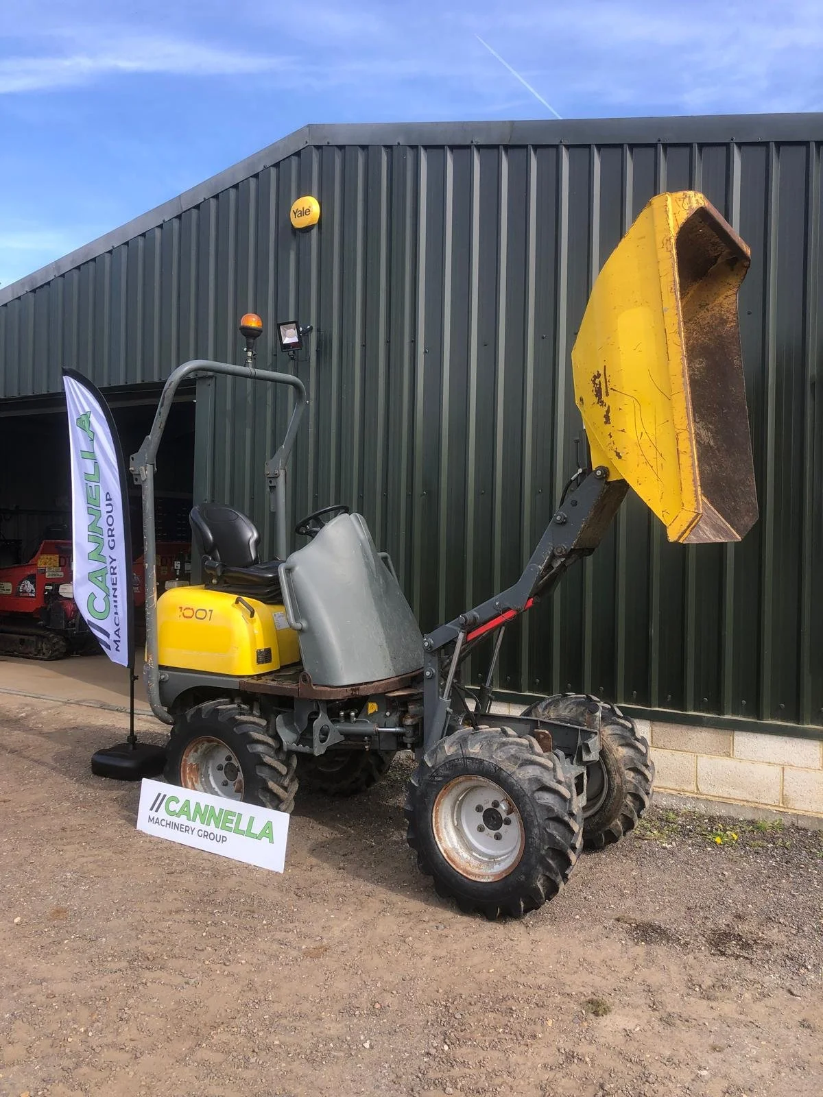 Wacker Neuson 1001 1 tonne High Tip Skip Dumper — Cannella Machinery Group