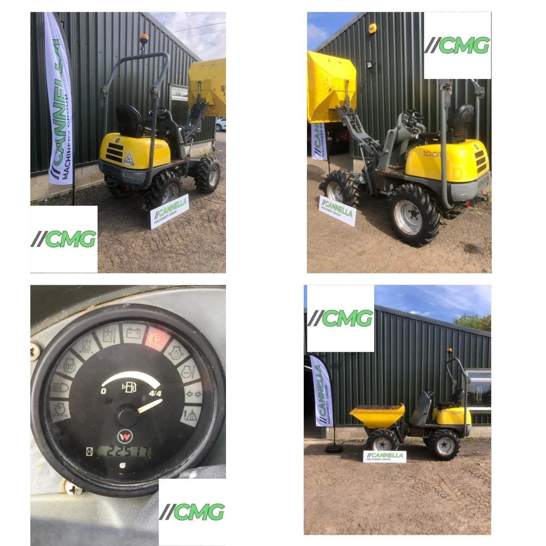Wacker Neuson 1001 1 tonne High Tip Skip Dumper — Cannella Machinery Group