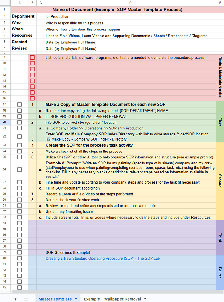 How to Write SOPs for Your Painting Business: A Step-by-Step Guide ...