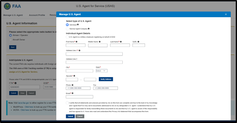 Aerotrust Agency | US Agent for Service