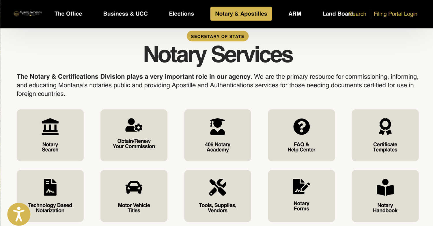 Helpful Resources — Montana Notary Guild