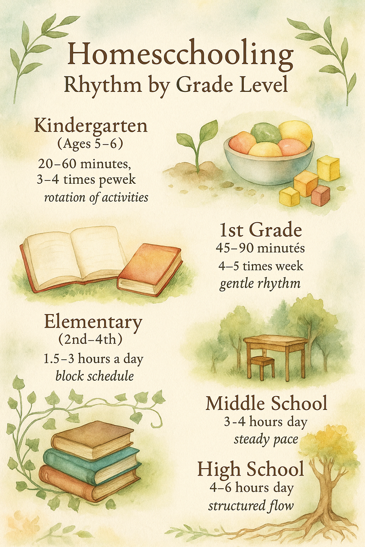 How Much Time Does Homeschooling Really Take? (Kindergarten to High ...