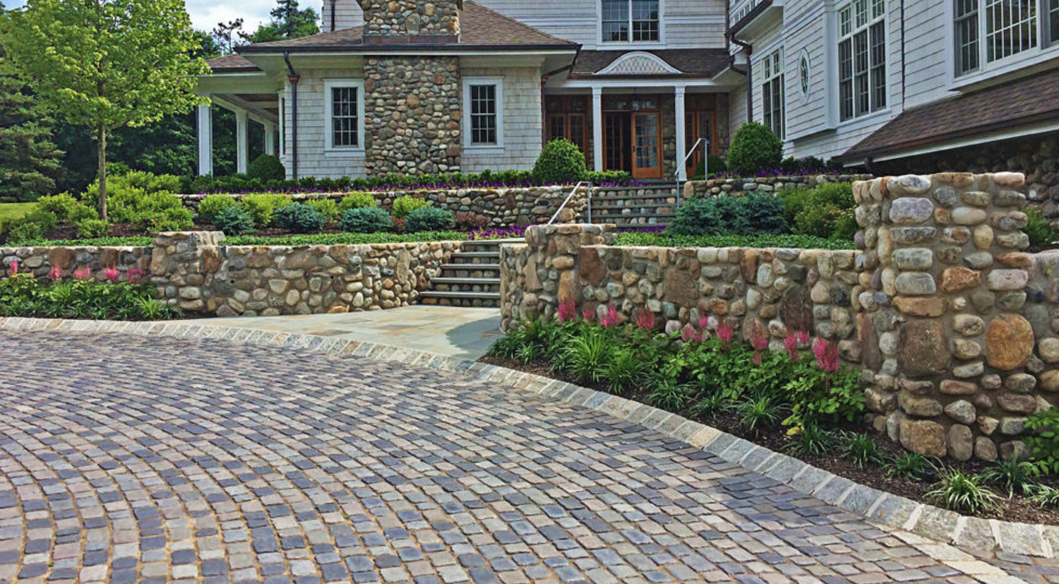 Paver Driveway in Ramsey, NJ, & Allendale, NJ: Pairing Pavers with ...
