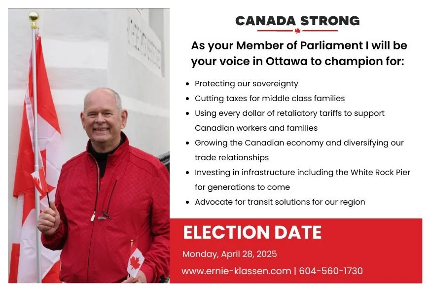 CANADA STRONG: Ernie Klassen for South Surrey - White Rock