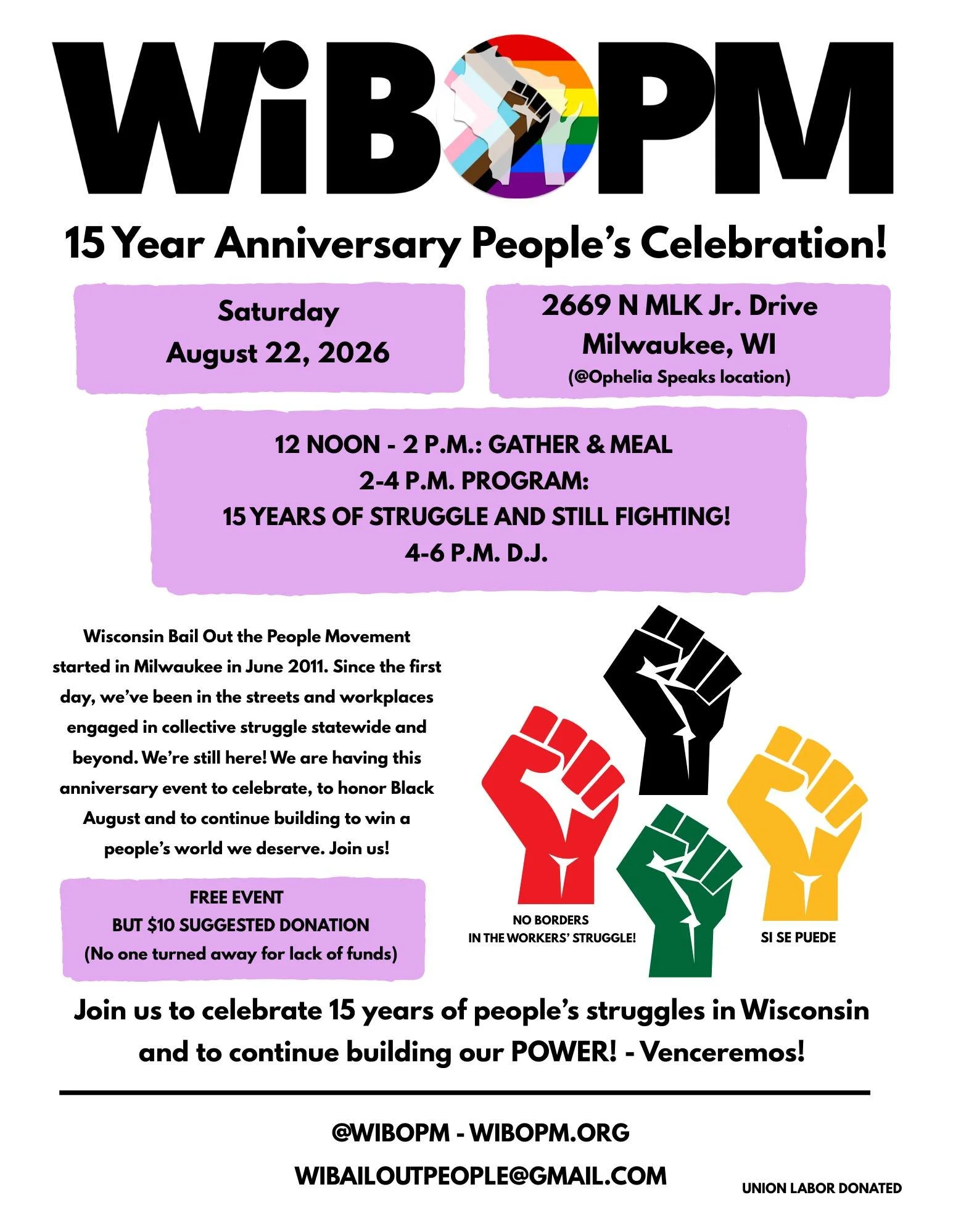 All Events | Get Involved Today — Wisconsin Resist