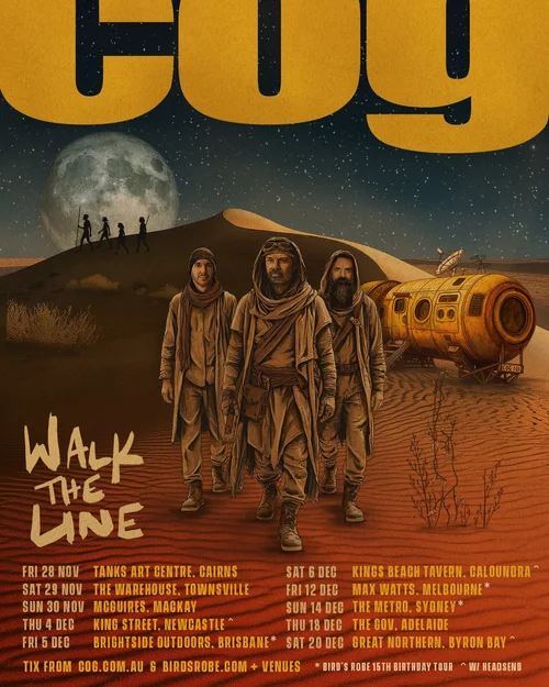 COG ANNOUNCE NOVEMBER + DECEMBER HEADLINE SHOWS — NO BARRIERS.AU