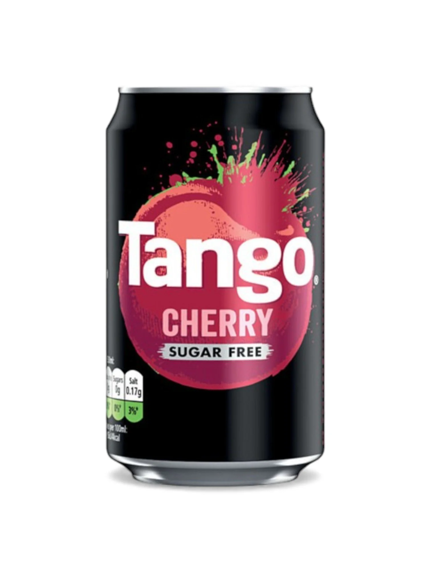 Tango Cherry Sugar Free 330ml x 24 Cans — H2Ovend