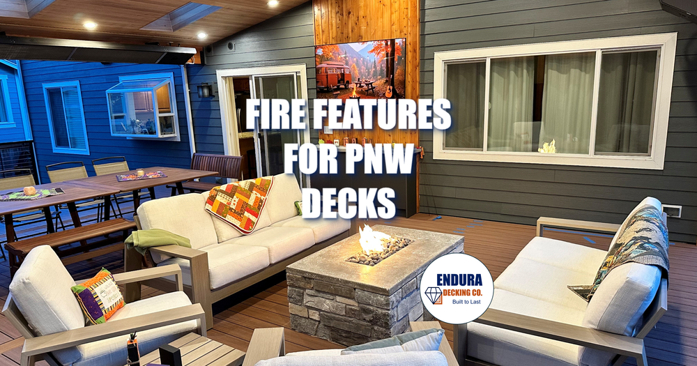 Fire Features for PNW Decks: Gas vs. Electric, Safety & Costs for ...