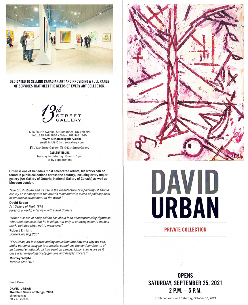 David Urban Exhibition | John Mann Collection in Canadian Art History ...