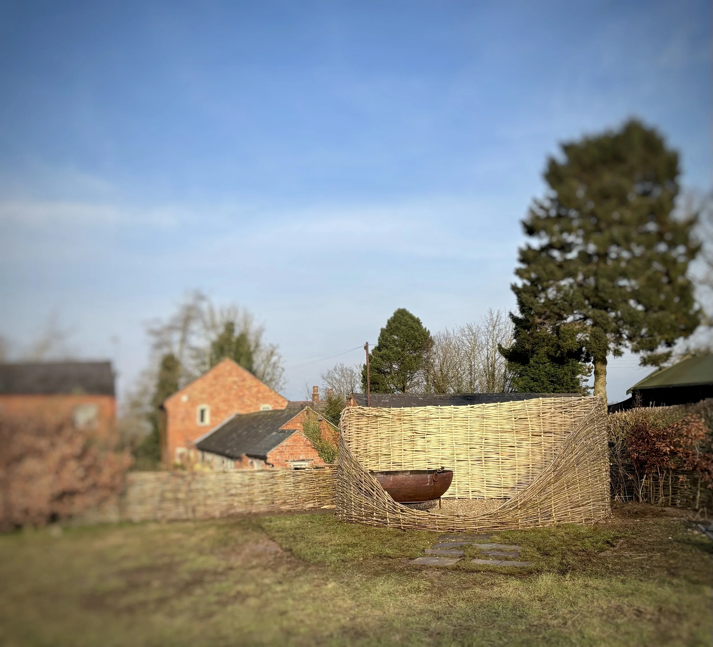 Home — UNDERWOOD CRAFTS Willow and Hazel Hurdles Cleft Fencing Coppice ...