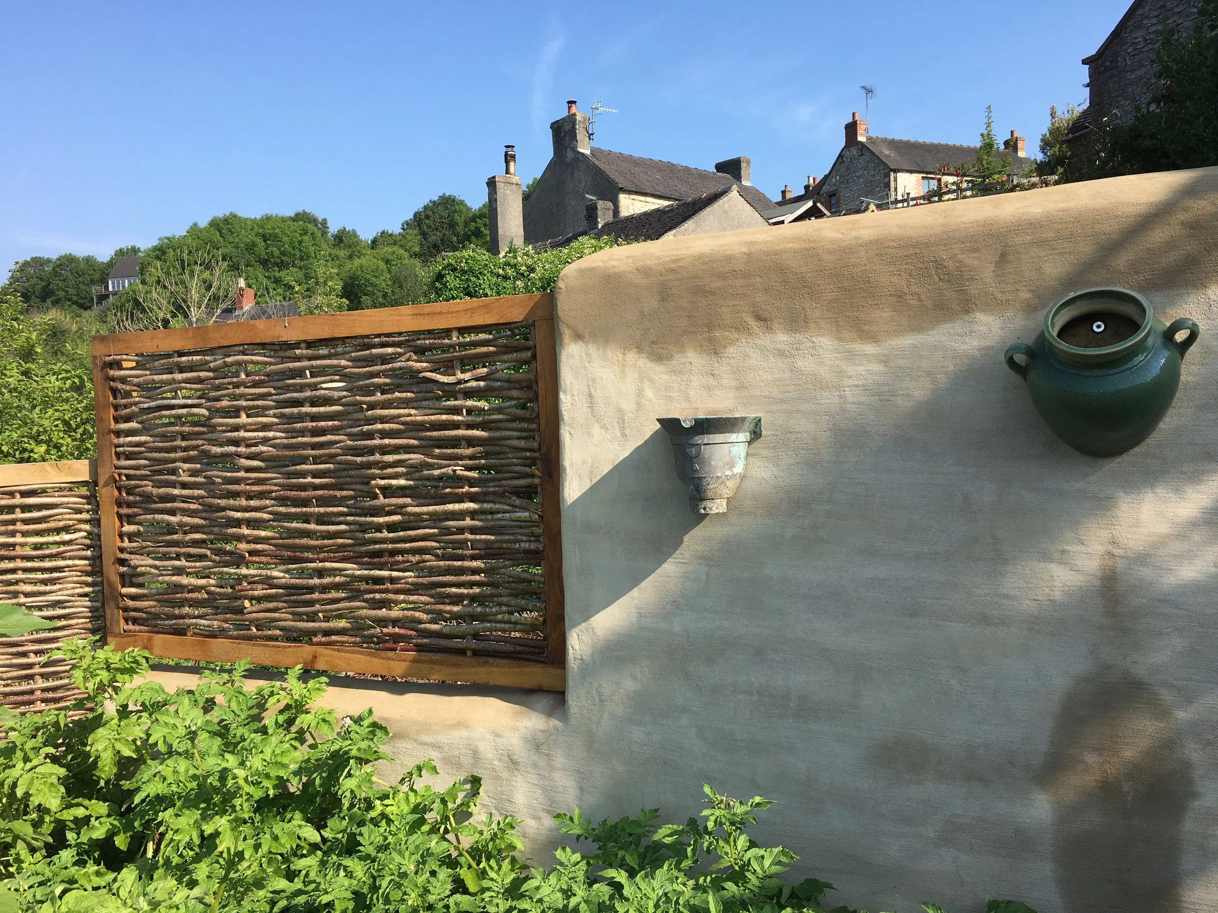 Hazel Hurdles Handmade in Derbyshire. Traditional Woven Coppiced ...