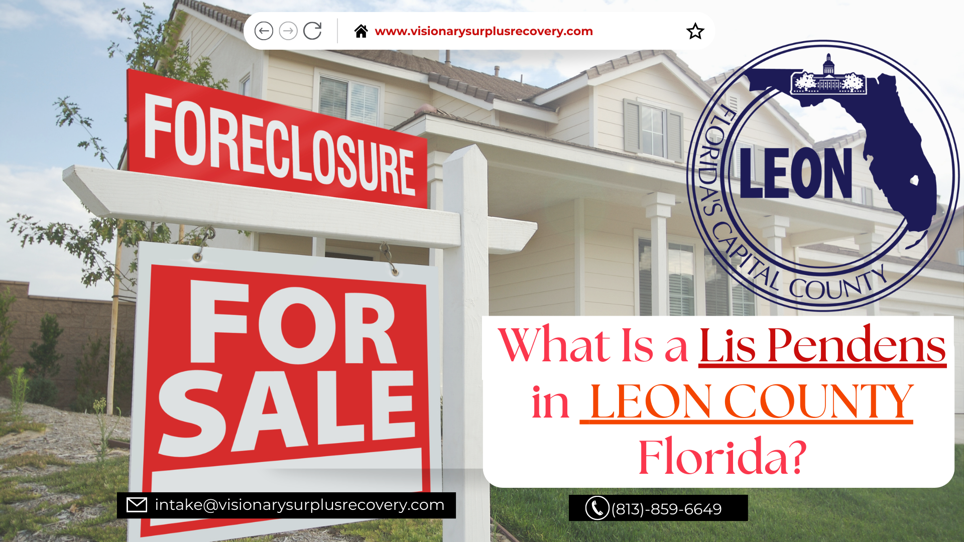 Lis Pendens Leon County Florida — Visionary Surplus Recovery