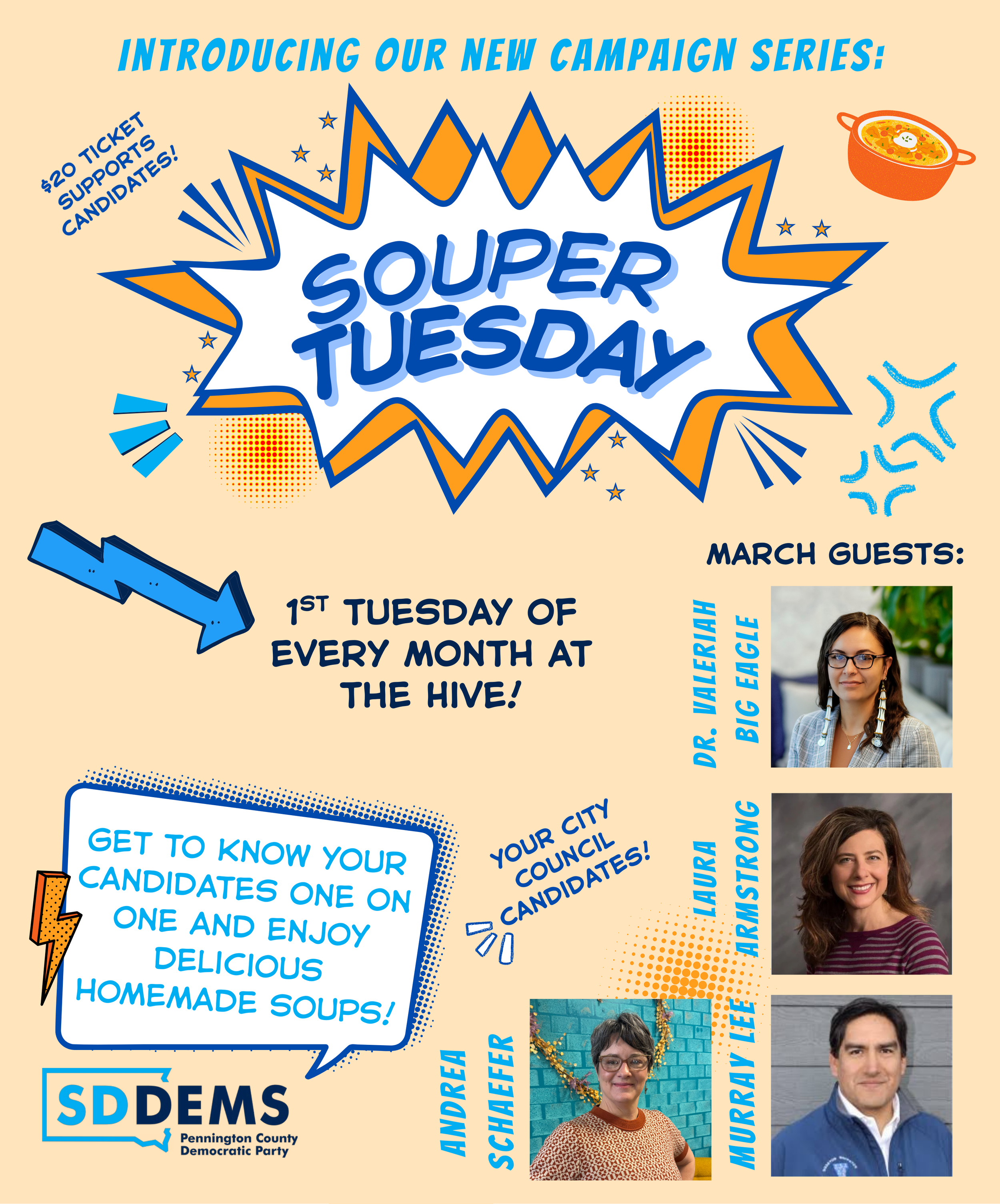 March Souper Tuesday — Pennington County Democrats