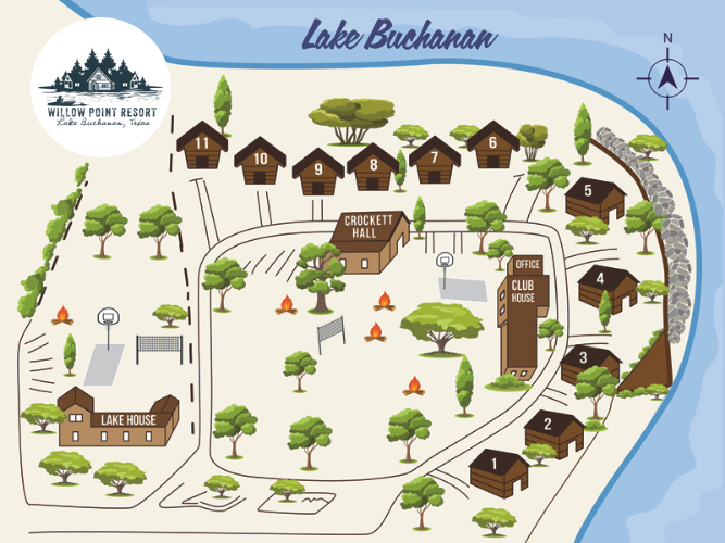 Lake Buchanan Waterfront Cabin Rentals — Willow Point Texas