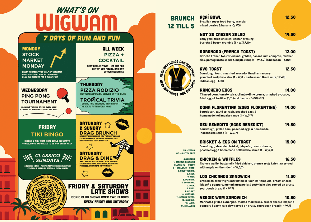 FOOD & DRINK — WIGWAM