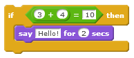 Booleans in Scratch - what are they and how are they used? — Coding Kids