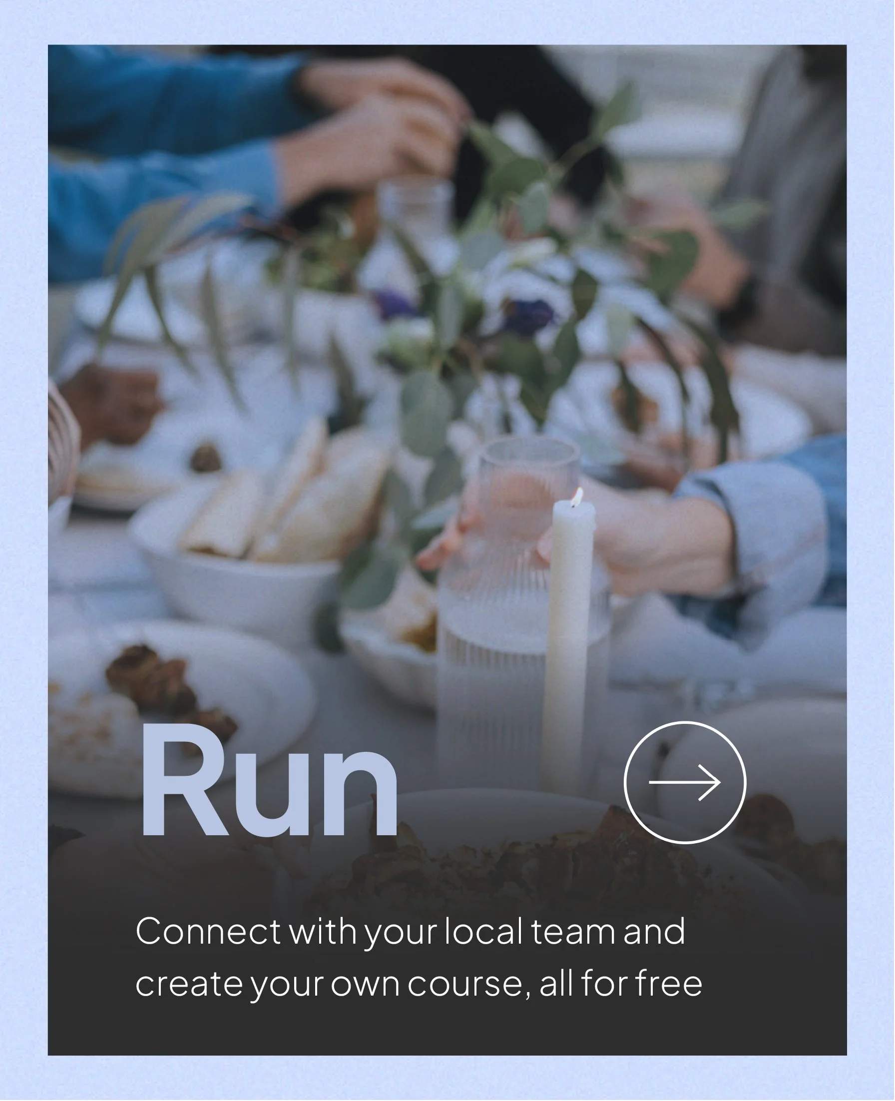 Get Involved | Try, Run, or Give — Alpha