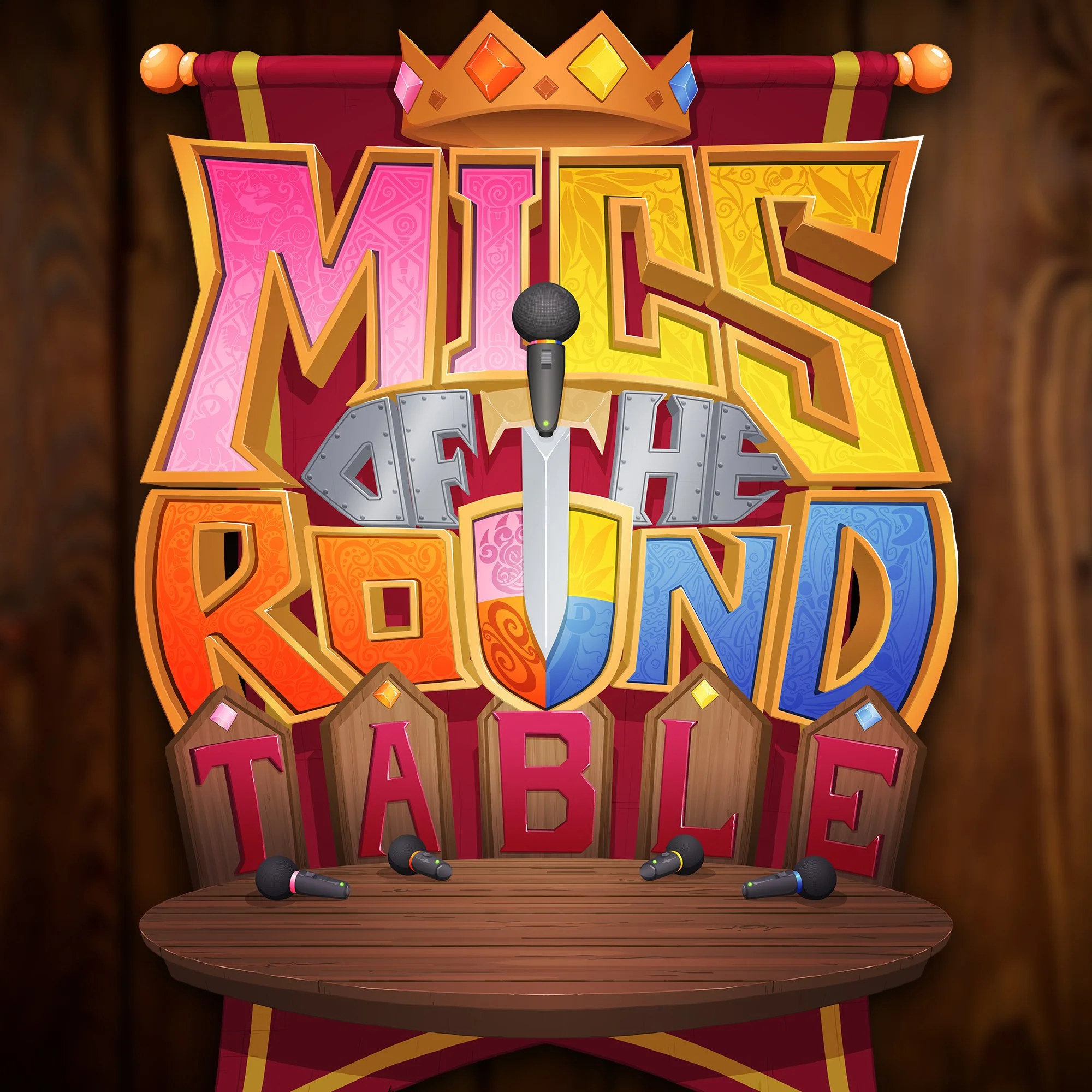 Mics of the round table | Oh Yeah Music Centre
