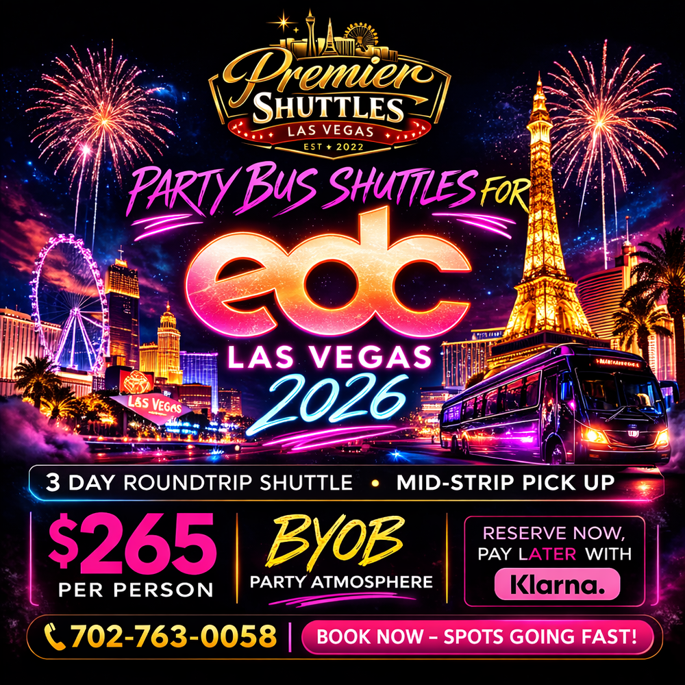 EDC Las Vegas Shuttle 2026 | Premier Party Bus Shuttles | Home