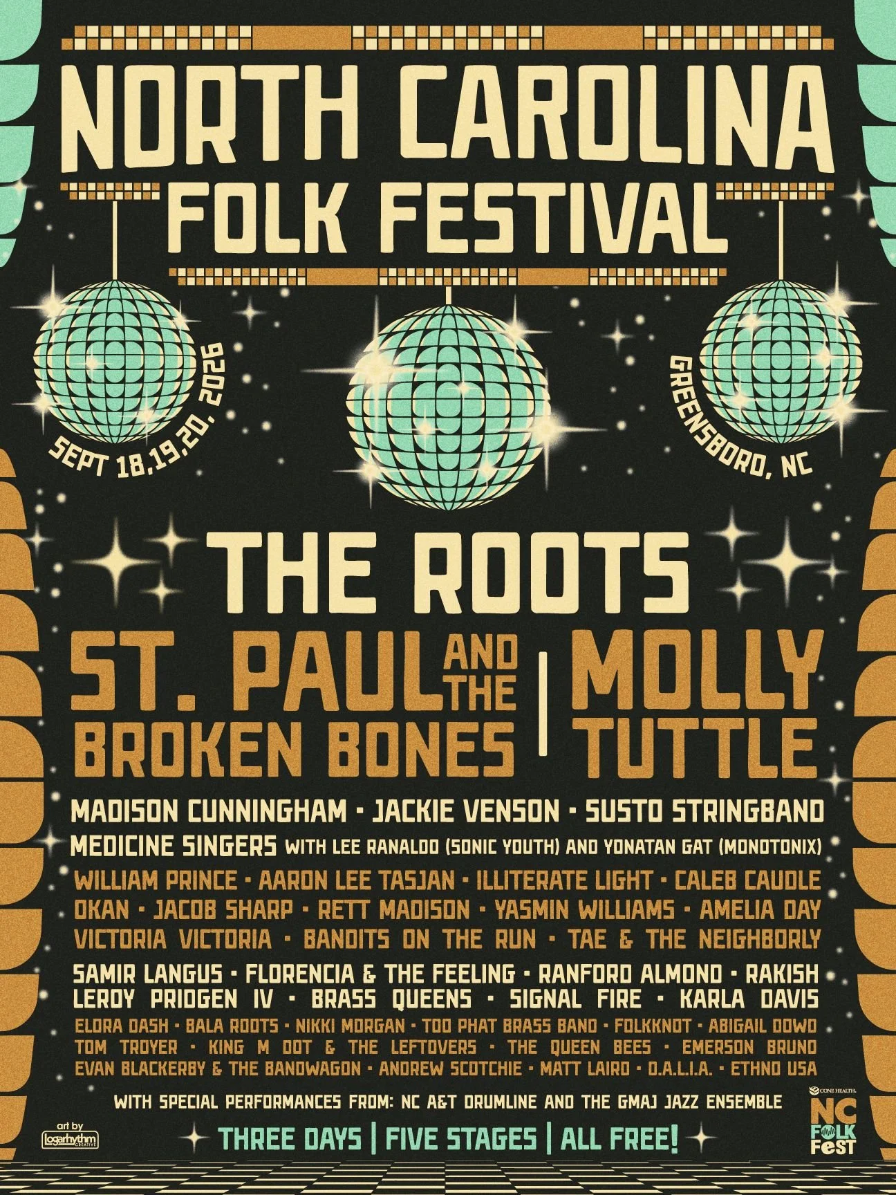 Round 2 Artists Revealed — NC Folk Festival