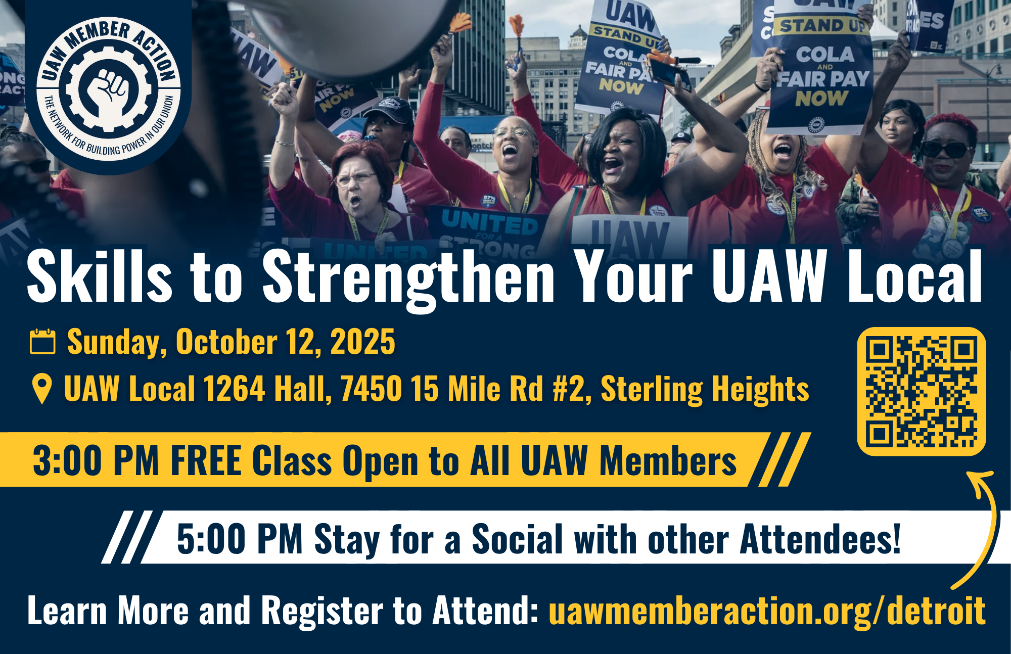 DETROIT: Skills to Strengthen Your UAW Local — UAW Member Action
