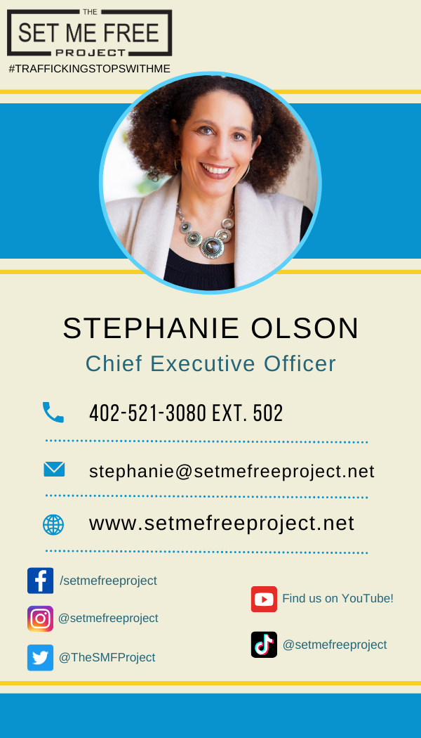 Stephanie Olson's Bio — The Set Me Free Project