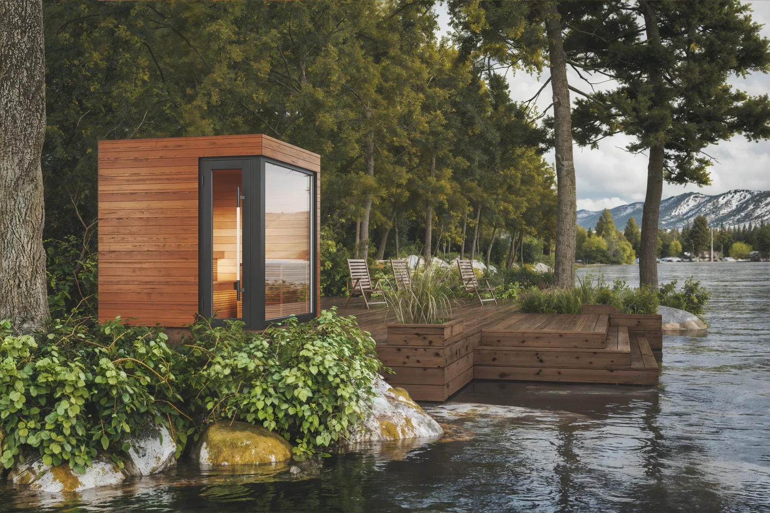 Outdoor Saunas — Aether Wellness