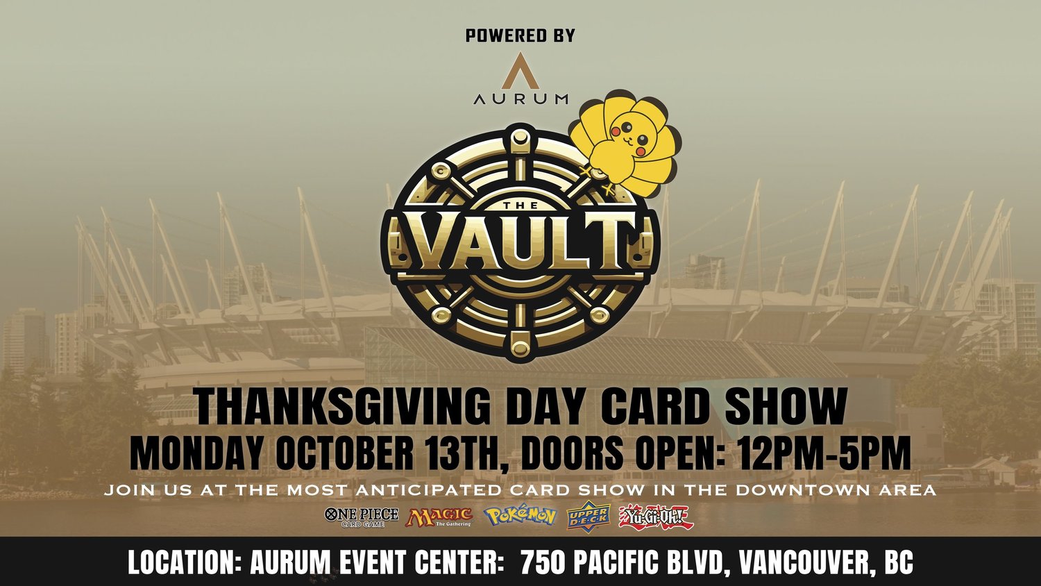 The Vault Card Show Vancouver | Powered by Aurum Event Centre