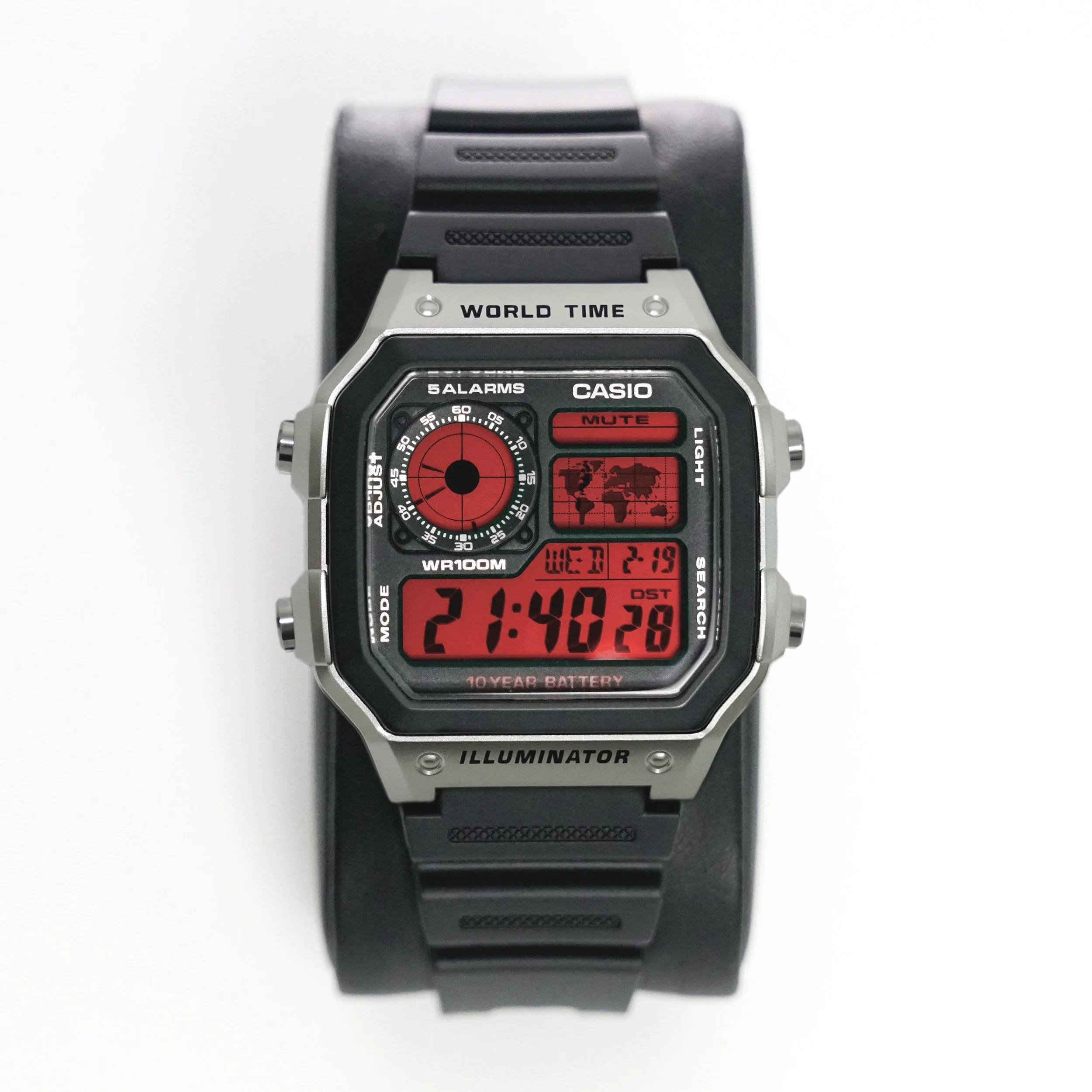 “Ghost” Casio Royale Watch — Nocturnal Time