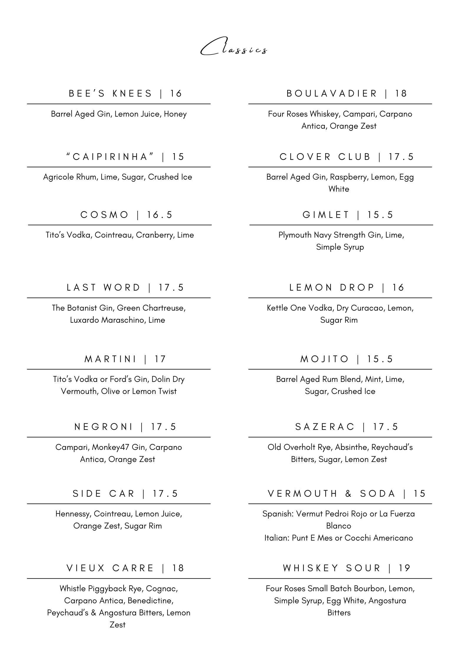 Menu | Explore Our Menu—Book Your Table Today — SERAFINA'S STEAKHOUSE