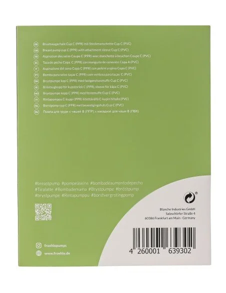 Frohle Froehle Replacement Breast Cup Size C (can also be used as a ...