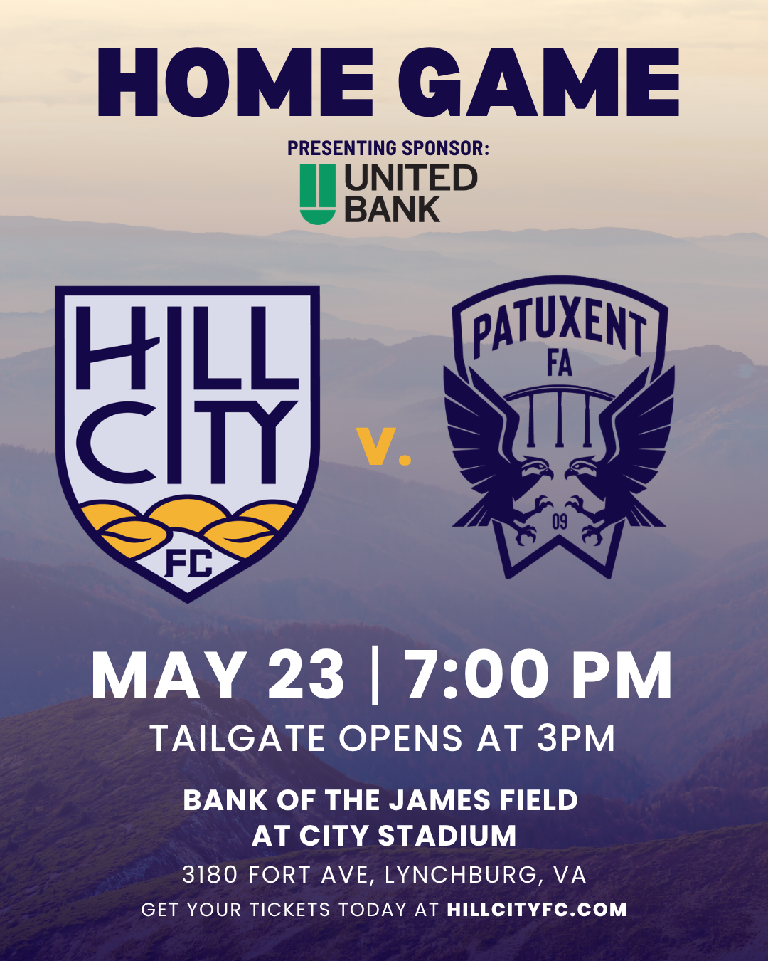 Hill City FC | Join Lynchburg USL2 Soccer Today