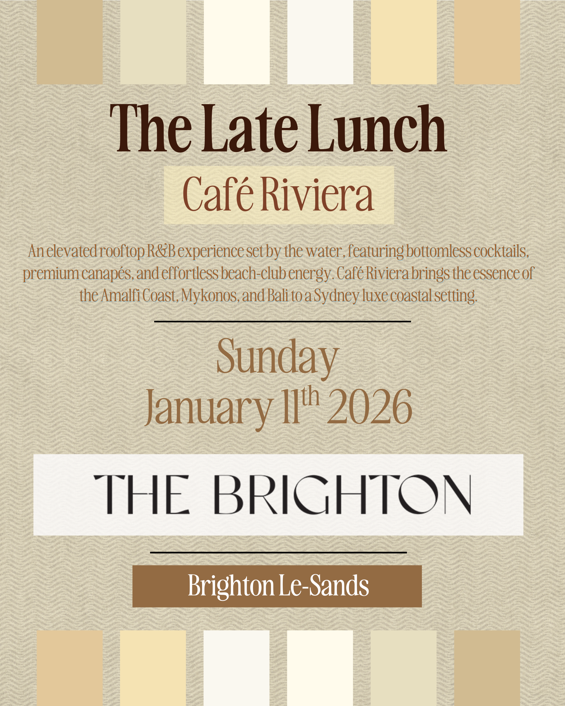 Cafe Riveria by The Late Lunch — The Late Lunch