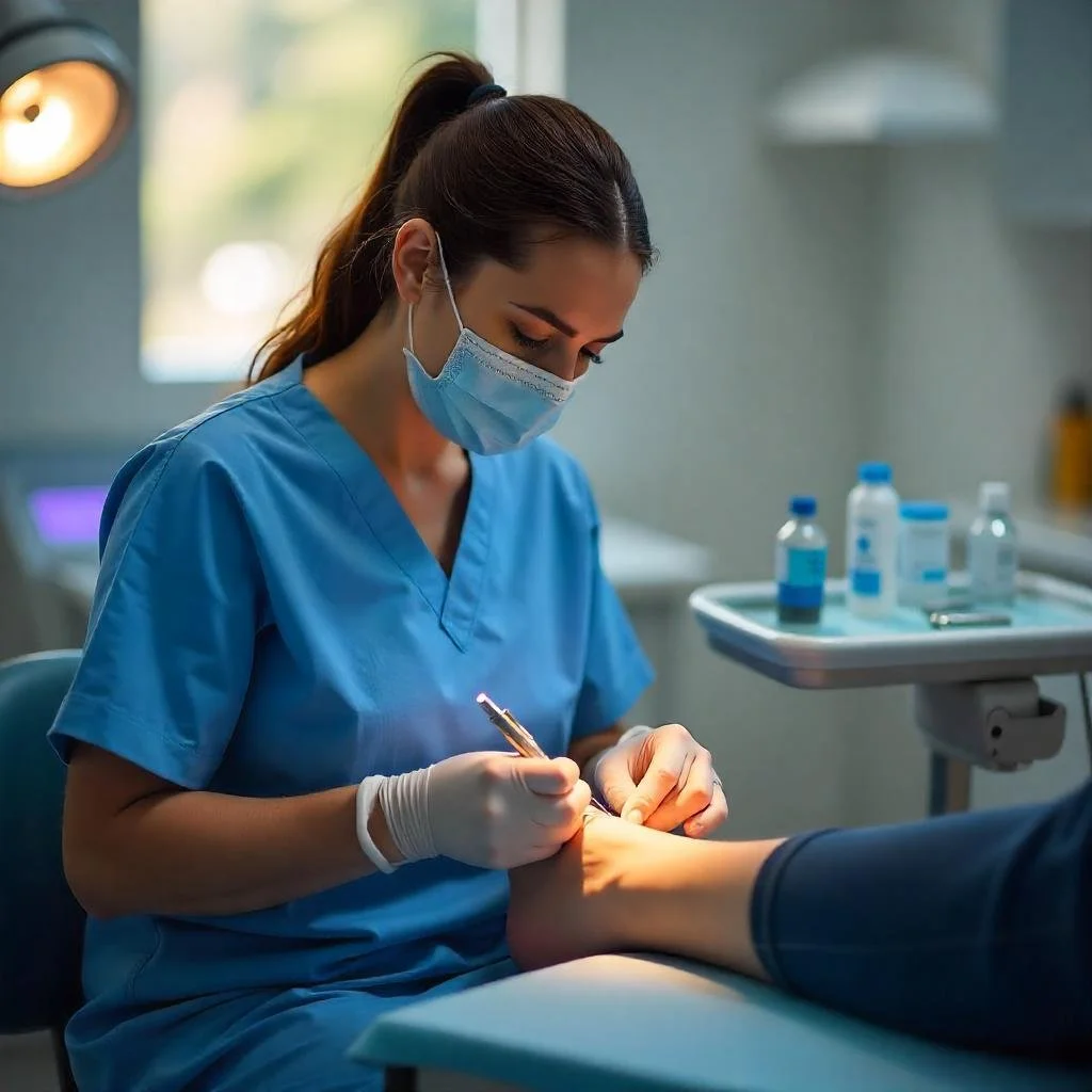 How does a podiatrist remove an ingrown toenail? | Podhills Podiatry