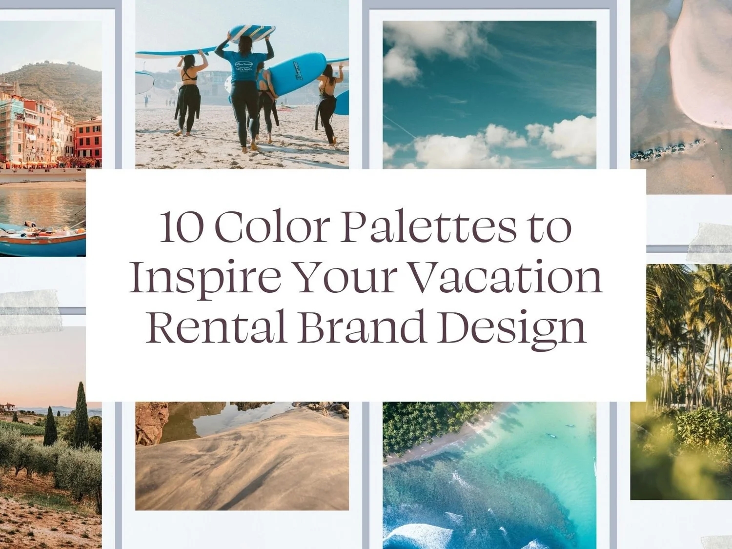 10 Color Palettes to Inspire Your Vacation Rental Brand Design | Marta ...