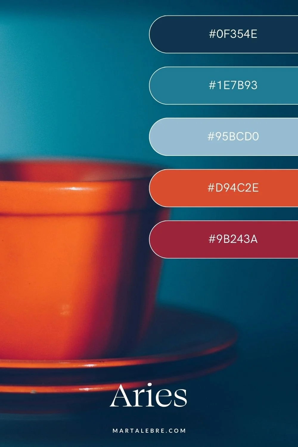 24 Zodiac Color Palettes to Inspire Your Spiritual Brand | Marta Lebre