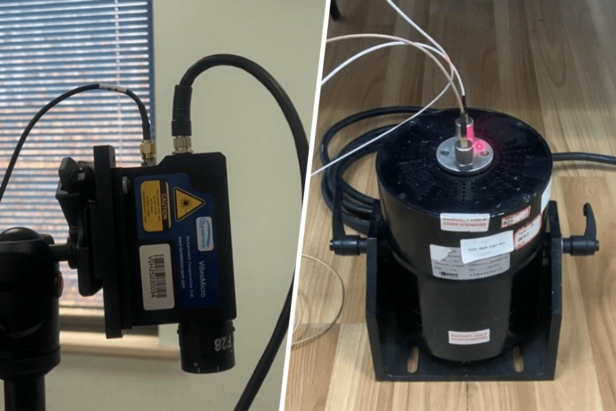 Non-Contact Vibration Measurement with VibroMicro See more — Dynatronic