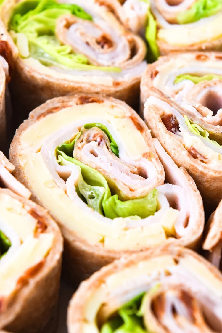 Easy Turkey Pinwheel Roll Ups — Easy Party Eats