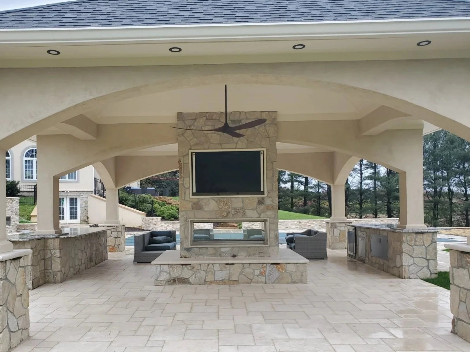 Adding Comfort to Your Pavilion & Patio: Lighting, Fans, and Fire ...