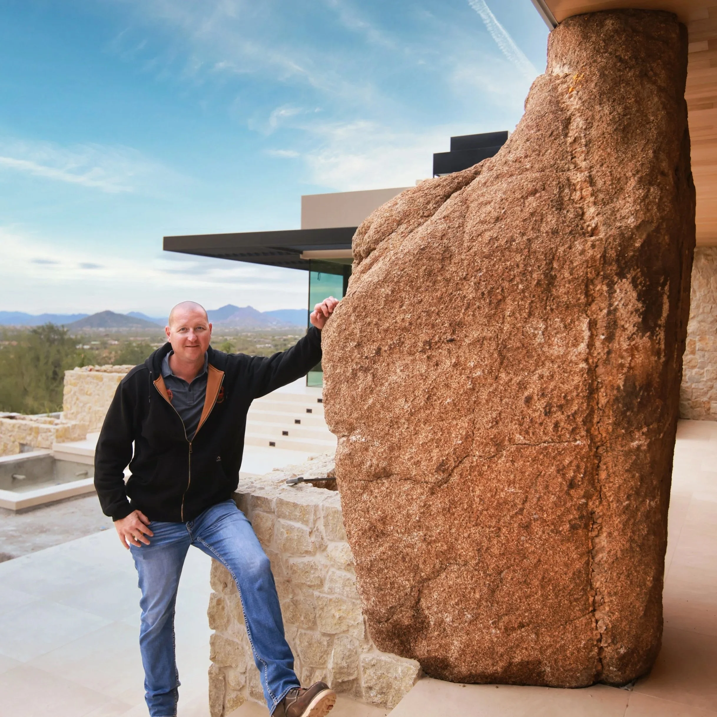Monumental Boulder Integration in Desert Architecture | High Desert ...