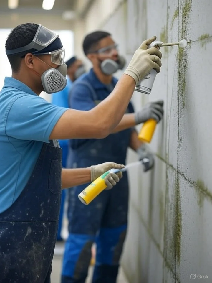 Antimicrobial Application — Dry Flood Mitigation