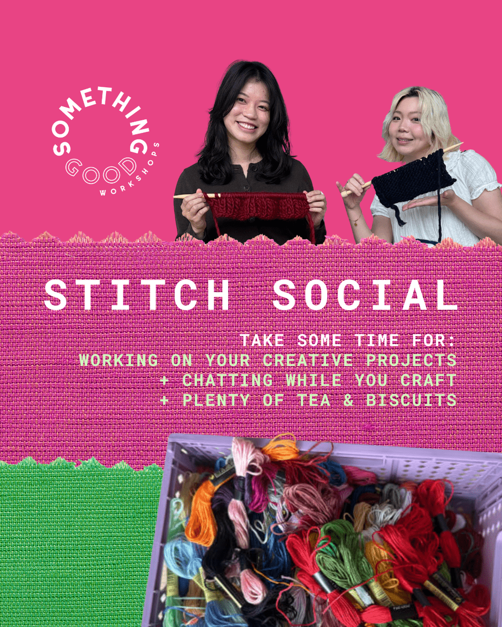 Stitch Social — Something Good Workshops