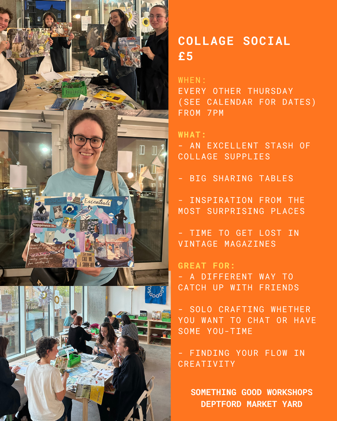 Collage Social — Something Good Workshops