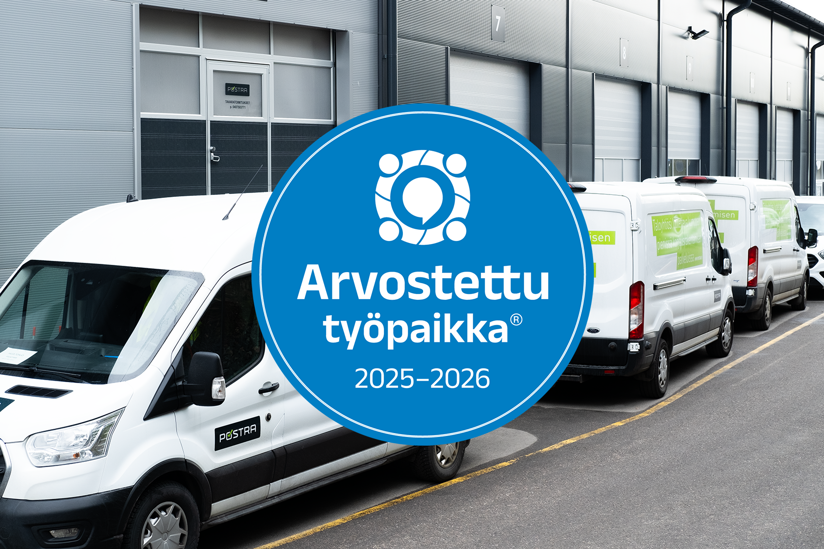 Postra on toimialan arvostettu työpaikka — Postra